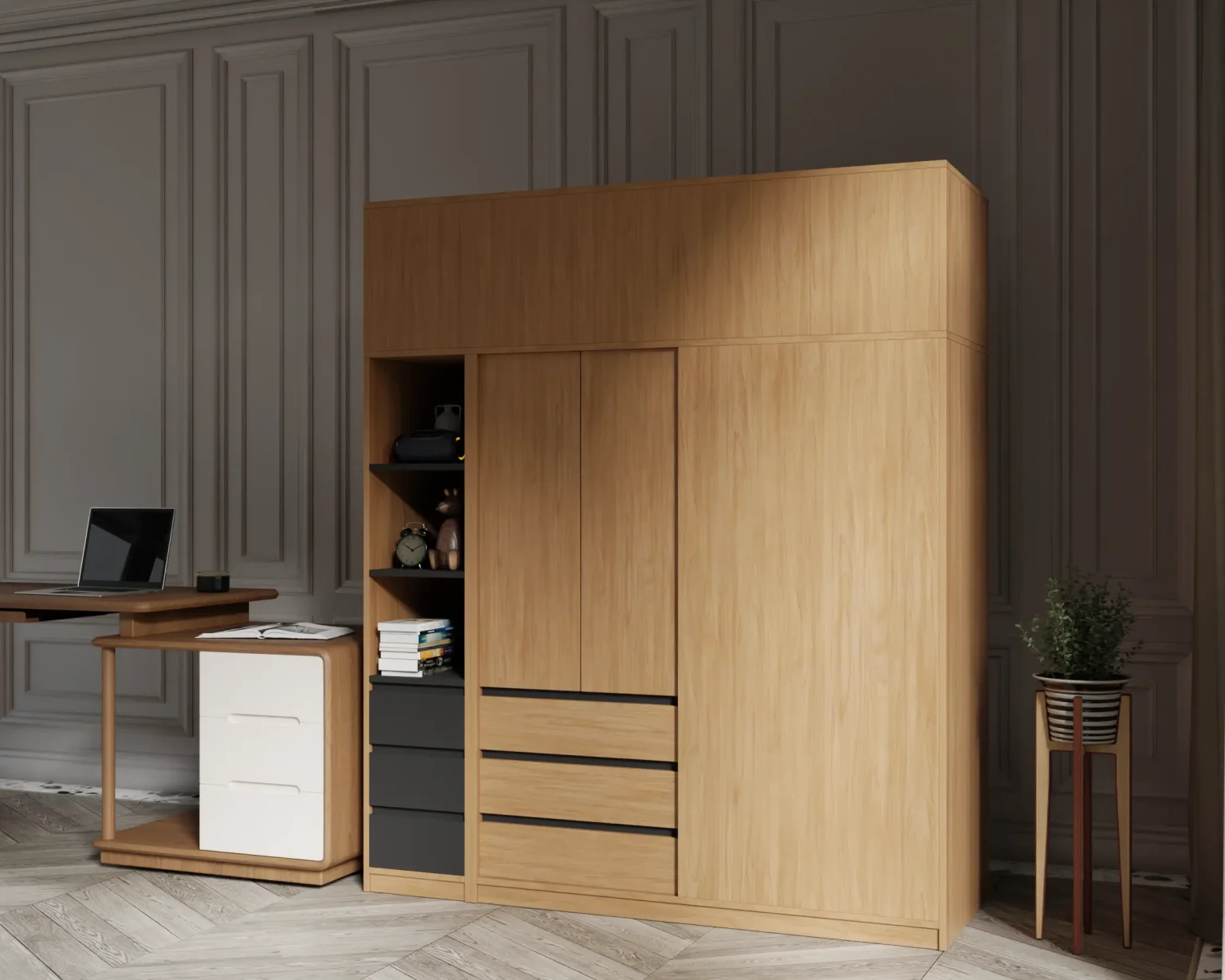 Top Mẫu Tủ Quần Áo Hiện Đại – Sang Trọng, Tiện Lợi Cho Mọi Phòng Ngủ ...